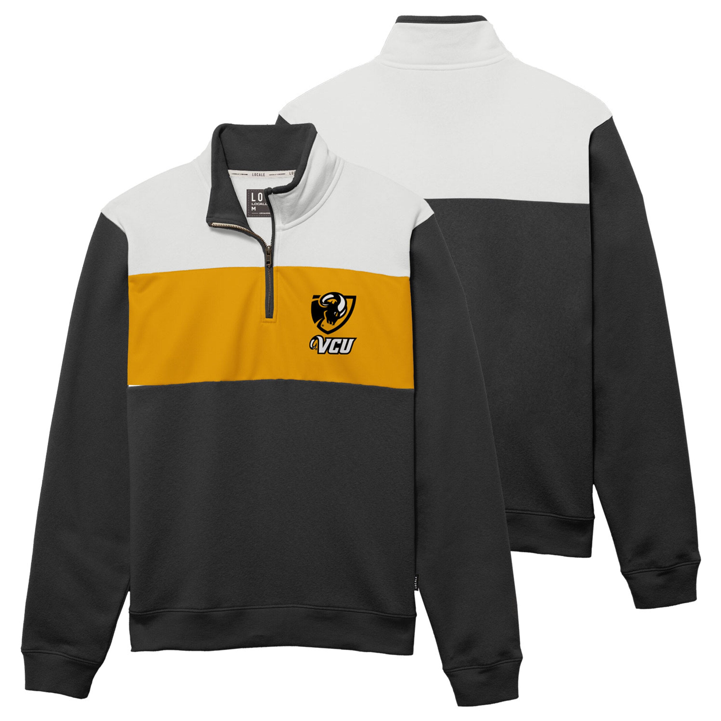 VCU Colorblock 1/4 zip sweatshirt – VBC | Virginia Book Company