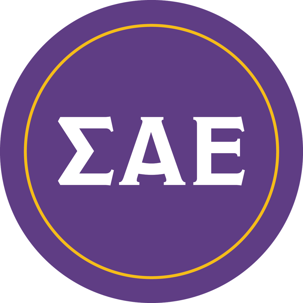 Sigma Alpha Epsilon Fraternity Car Decal Sticker- Full Color Circle Lo ...