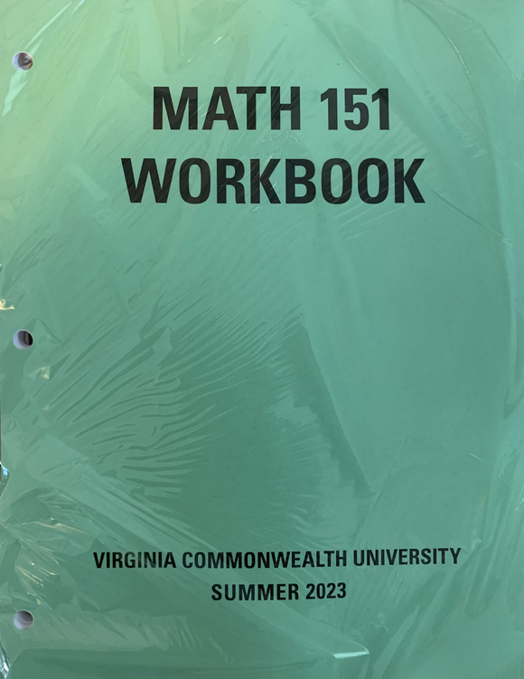 VCU Workbooks | Virginia Book Company